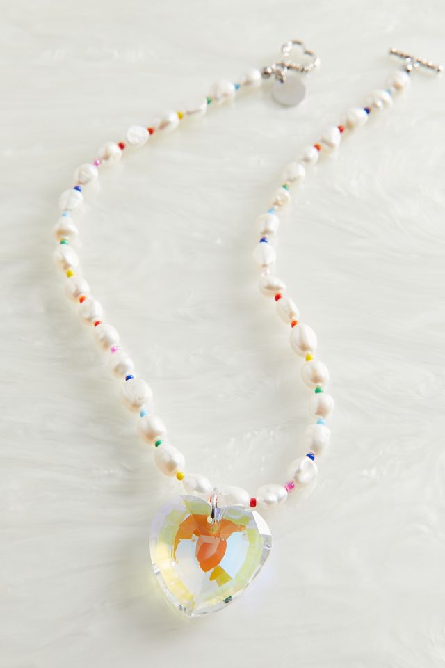 Blackcurrant Pop Ice Pop Pearl Necklace | Urban Outfitters