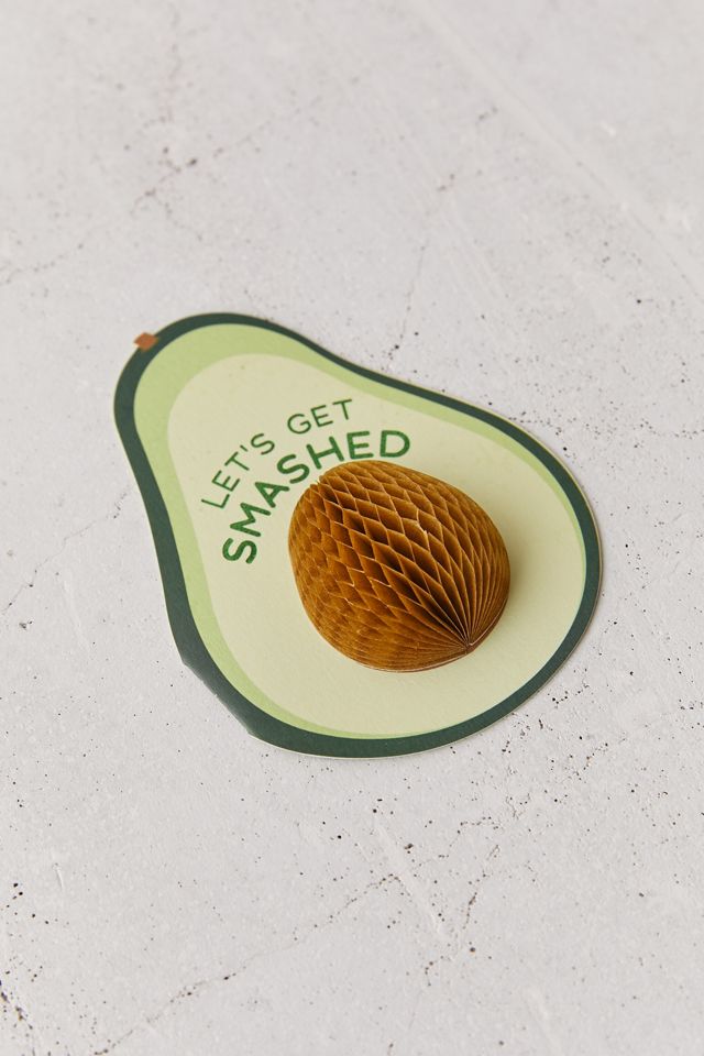 Avocado Pop-Up Greeting Card | Urban Outfitters