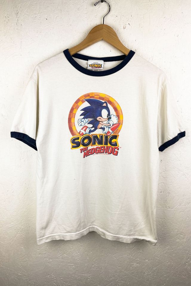 Vintage Sonic The Hedgehog Ringer T Shirt | Urban Outfitters