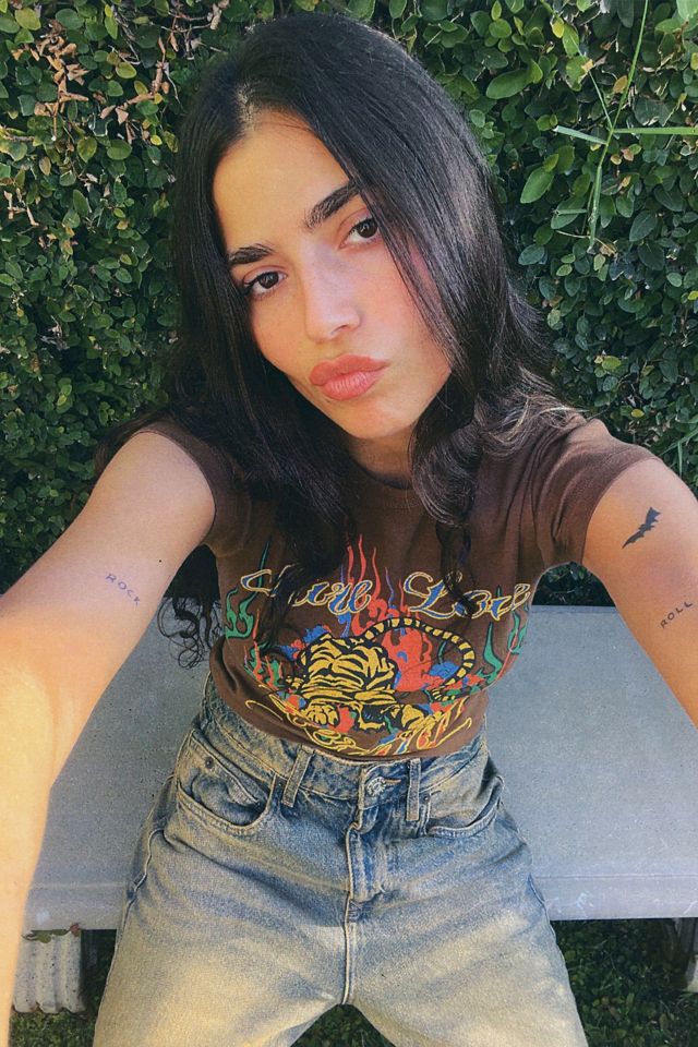 Pure Love Tiger Baby Tee | Urban Outfitters Pure Love Tiger Baby Tee | Urban Outfitters