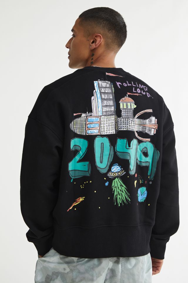 b2Ss Rolling Loud UO Exclusive Bass Crew Neck Sweatshirt | Urban Outfitters