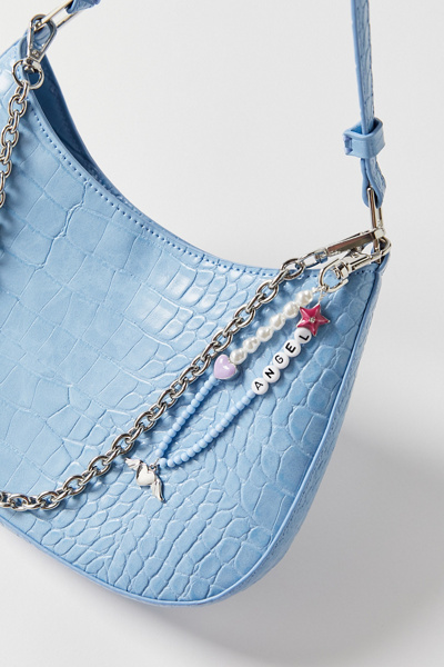 Delia Beaded Phrase Keychain | Urban Outfitters