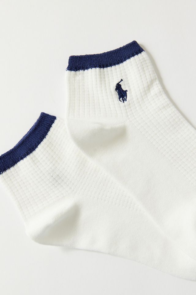 Polo Ralph Lauren Tipped Waffle Ankle Sock | Urban Outfitters