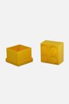 LEGO Bright Yellow Mini Storage Box 4 | Urban Outfitters