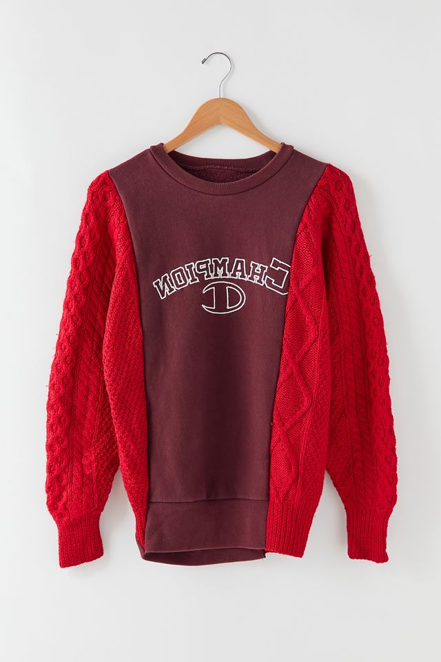 Vintage Spliced Fisherman Sweater | Urban Outfitters