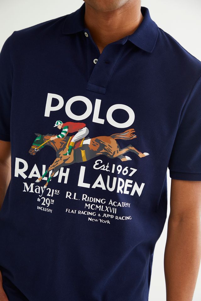 Polo Ralph Lauren Poster Polo Shirt | Urban Outfitters