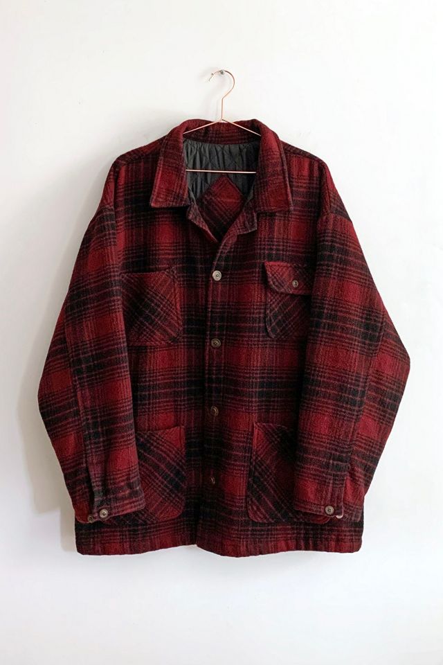 Vintage Wool Plaid Quilted Chore Jacket | Urban Outfitters
