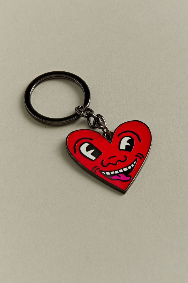 Pintrill Keith Haring Heart Keychain | Urban Outfitters