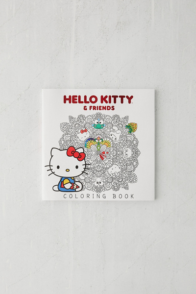 Hello Kitty & Friends Coloring Book By Sanrio | Urban Outfitters