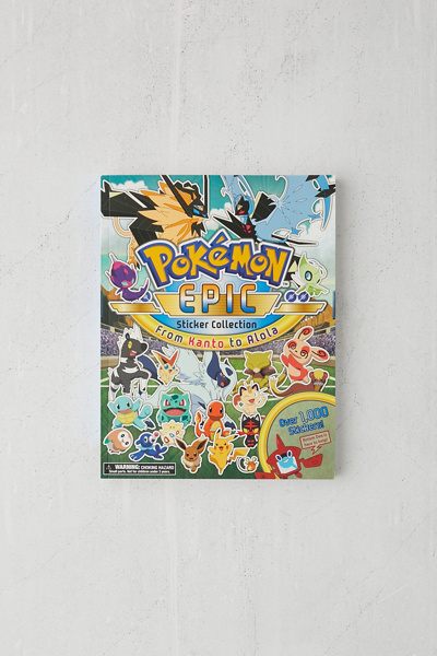Pokémon Epic Sticker Collection: From Kanto To Alola By Pikachu Press ...