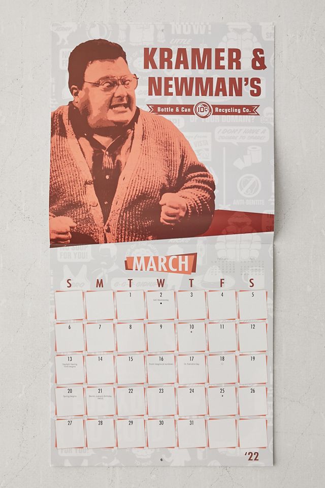 Seinfeld 2022 Wall Calendar | Urban Outfitters