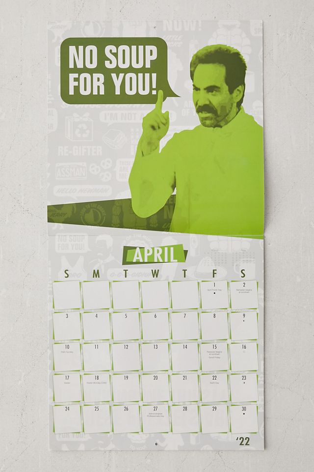 Seinfeld 2022 Wall Calendar | Urban Outfitters