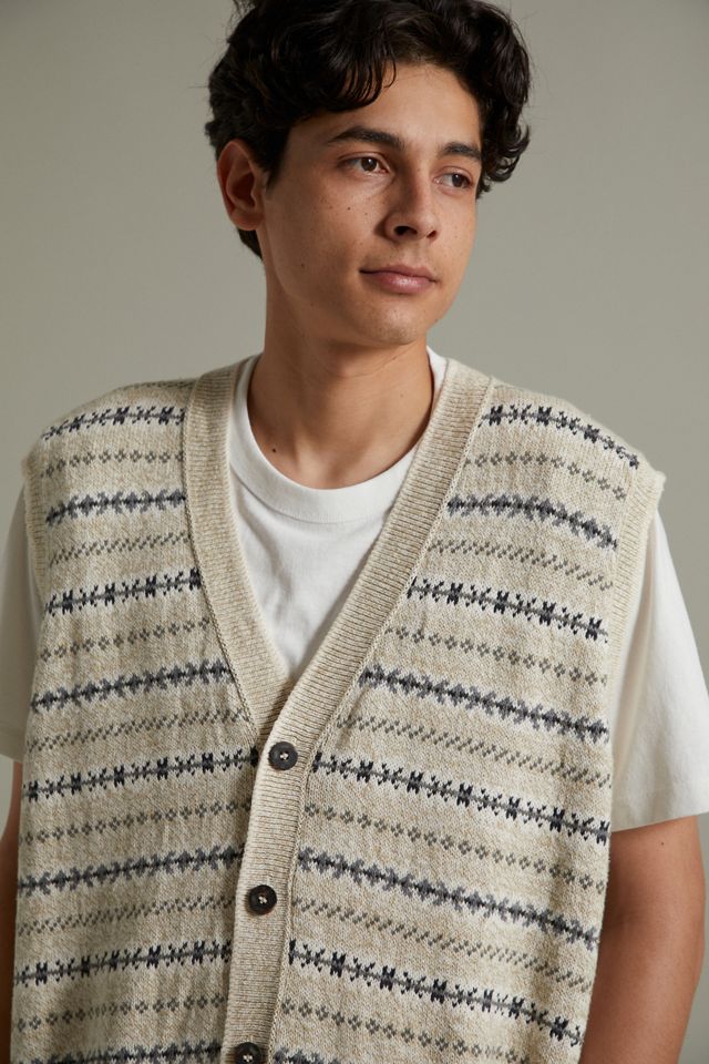 Urban Renewal Vintage Patterned Sweater Vest | Urban Outfitters