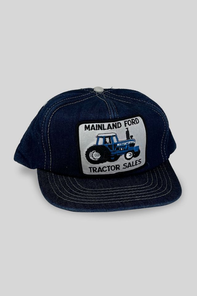 Vintage Mainland Ford Tractors Denim Snapback Hat | Urban Outfitters