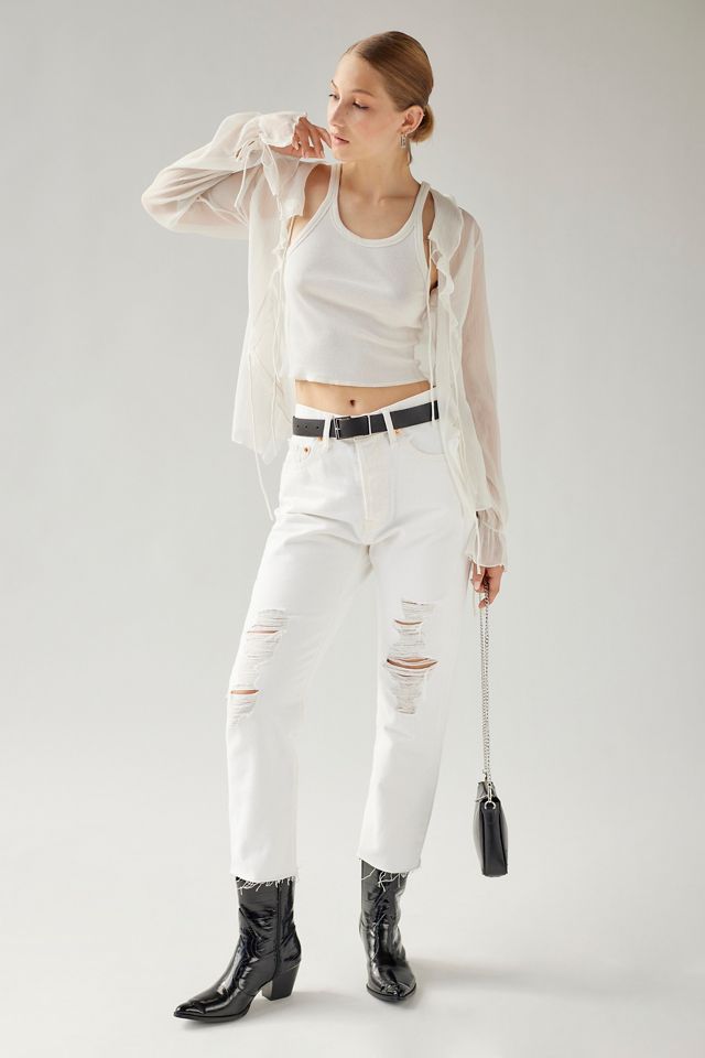 Levi’s 501 Cropped Jean - Everything’s Fine | Urban Outfitters