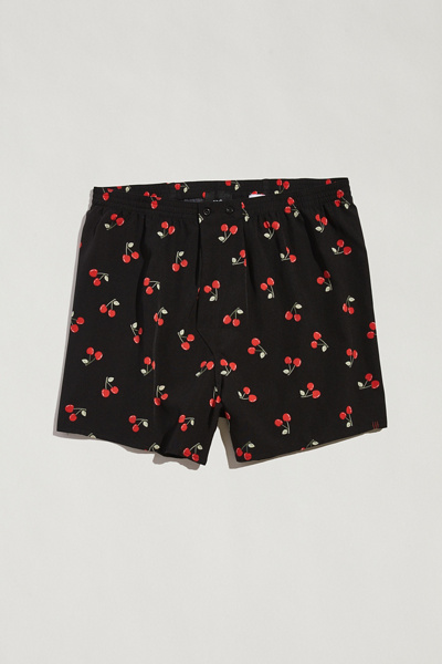 Cherry Print Woven Boxer Short | Urban Outfitters