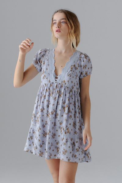 UO Rylan Mini Frock Dress | Urban Outfitters
