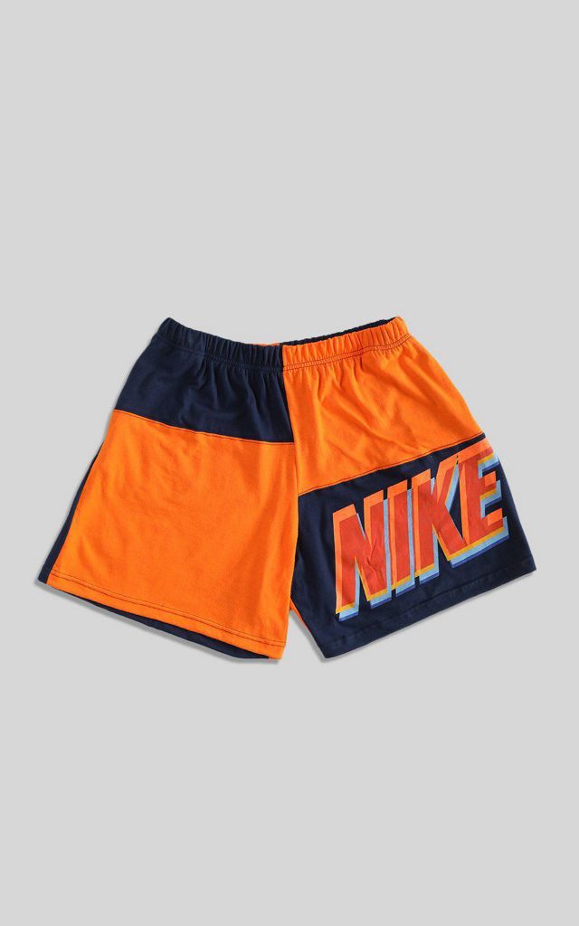 Frankie Collective Rework Nike Patchwork Tee Shorts | Urban Outfitters