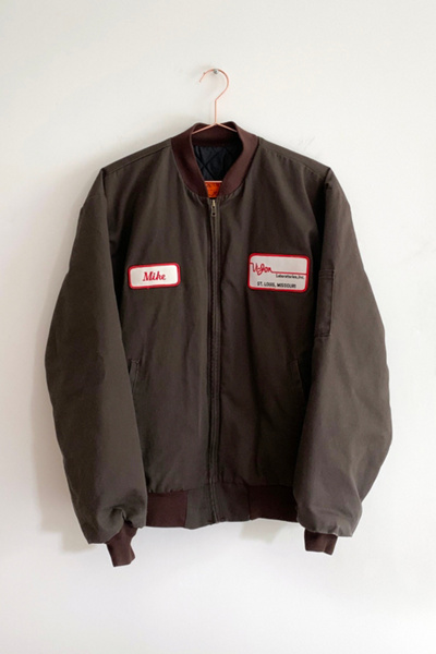 Vintage Quilted Canvas Work Bomber Jacket | Urban Outfitters