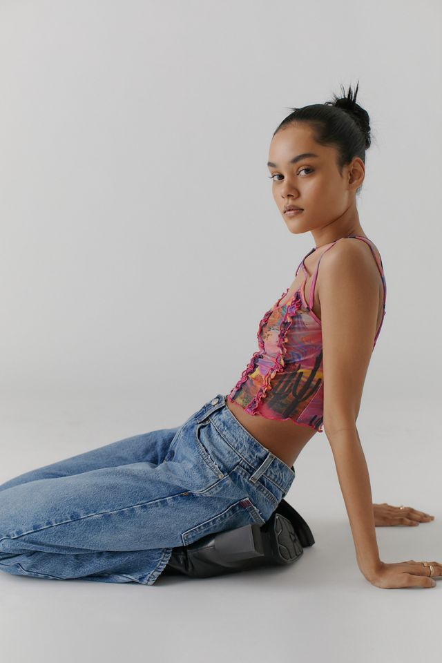 UO Yuma Ruffle Cami | Urban Outfitters