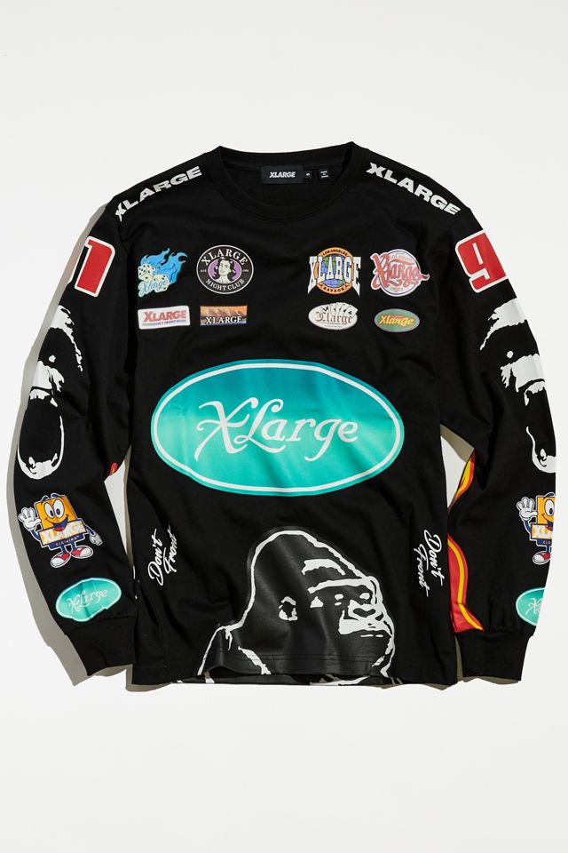 XLARGE Racing Team Long Sleeve Tee | Urban Outfitters