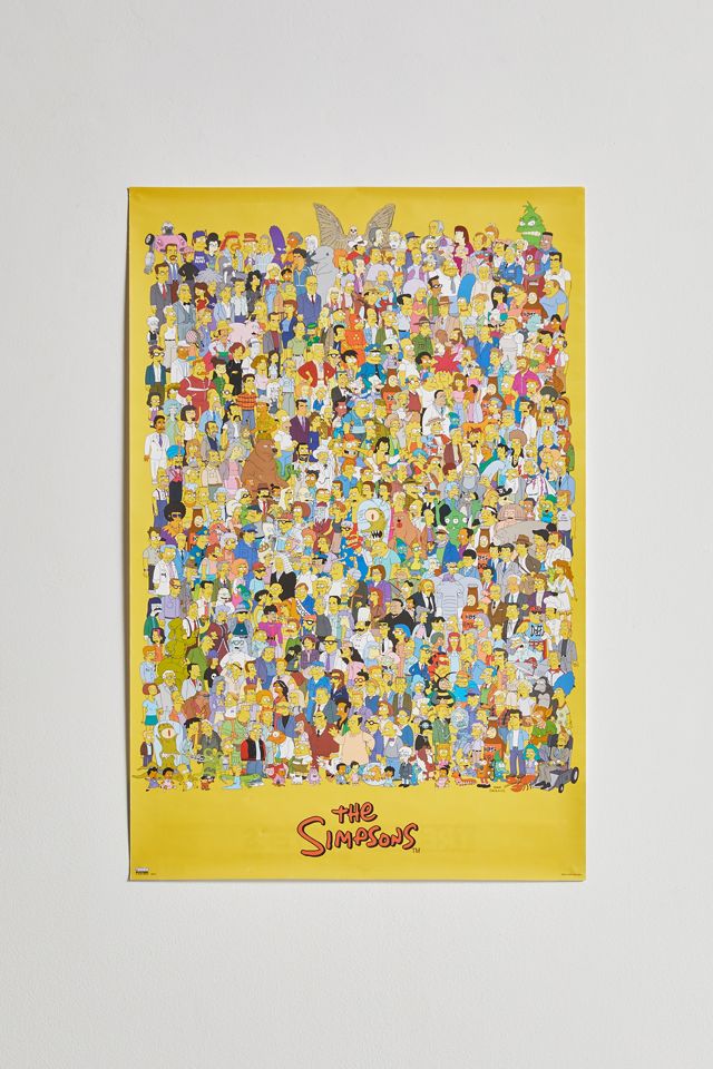 The Simpsons Universe Poster | Urban Outfitters Canada