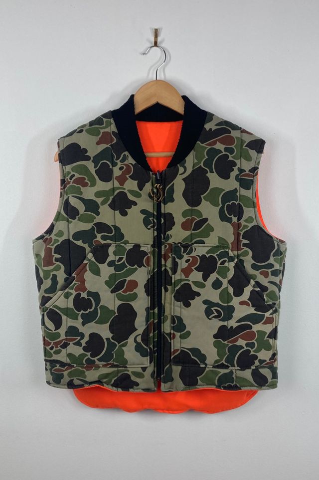 Vintage Reversible Camo Vest | Urban Outfitters