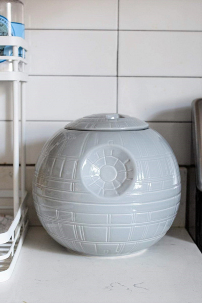 Star Wars Death Star Ceramic Figural Cookie Storage Jar | Urban Outfitters