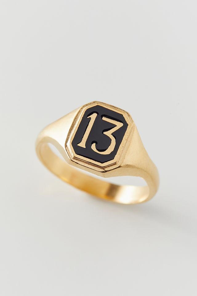 Merewif Thirteen Signet Ring | Urban Outfitters