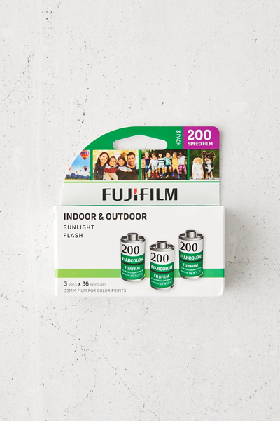 Fujifilm 200 Color 35mm Film - Set Of 3 | Urban Outfitters