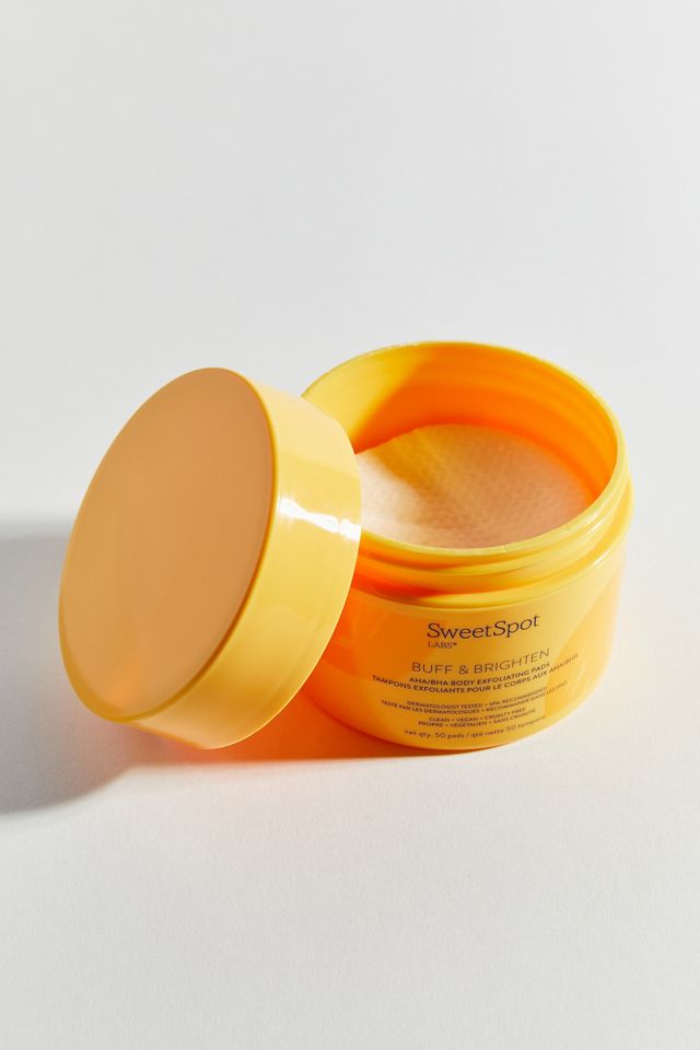 SweetSpot Labs Buff & Brighten AHA/BHA Body Exfoliating Pads | Urban ...