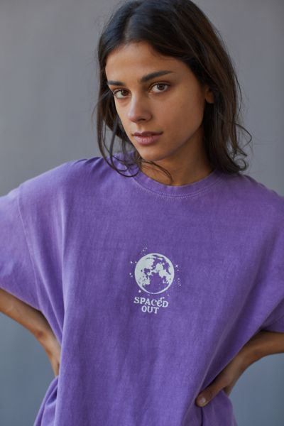 Spaced Out T Shirt Dress Urban Outfitters