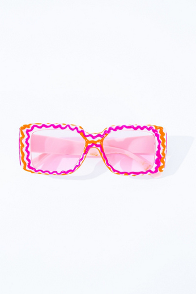 Zig Zag Giggle Squiggle Sunnies | Urban Outfitters