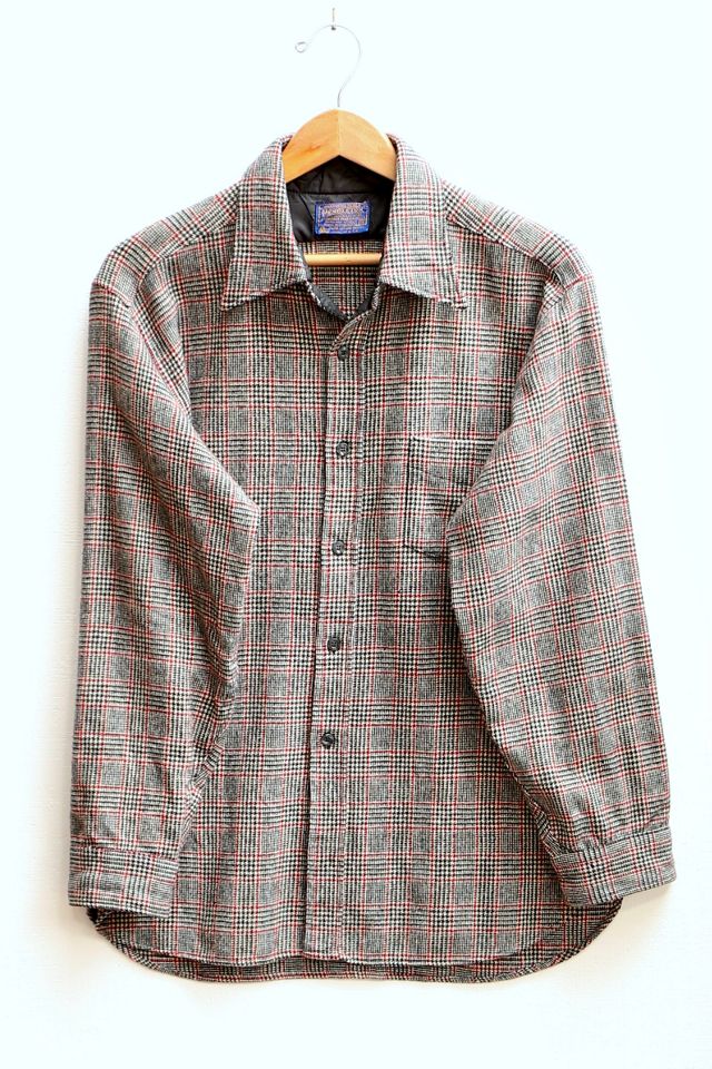 Vintage Pendleton Plaid Wool Overshirt | Urban Outfitters