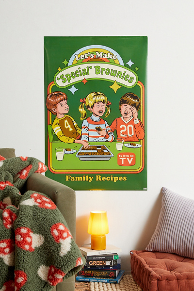 Steven Rhodes Special Brownies Poster | Urban Outfitters