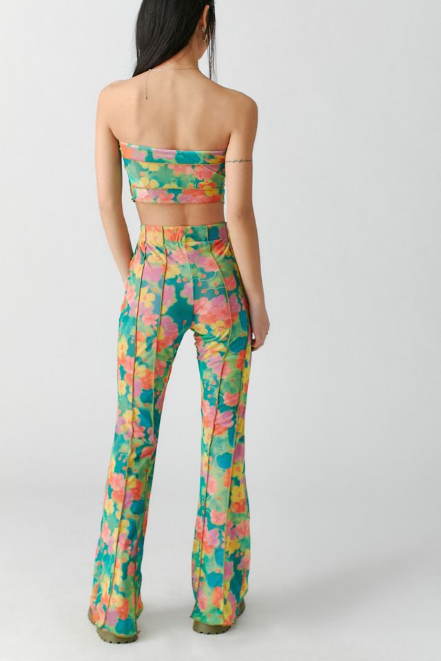 UO Dulce Mesh Top And Pant Set | Urban Outfitters