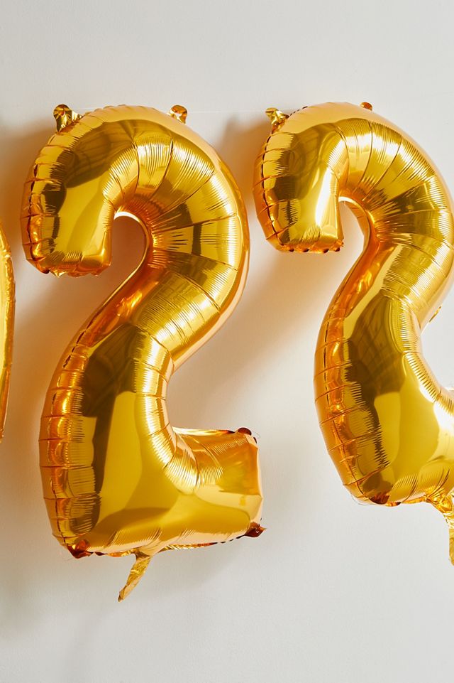 2022 Gold Foil Balloon Set | Urban Outfitters