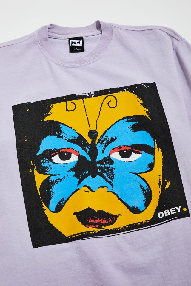 OBEY Butterfly Mask Tee | Urban Outfitters