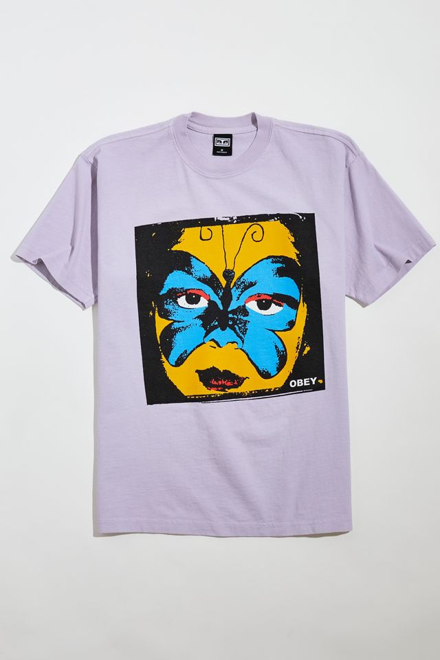OBEY Butterfly Mask Tee | Urban Outfitters
