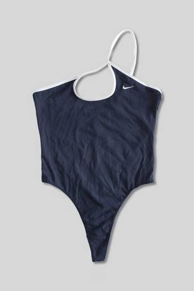 Frankie Collective Rework Nike Asymmetrical Bodysuit 008 | Urban Outfitters