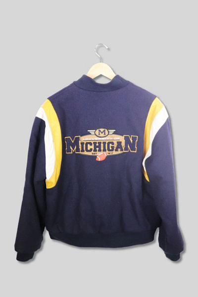 Vintage Michigan Wolverines Varsity Jacket | Urban Outfitters