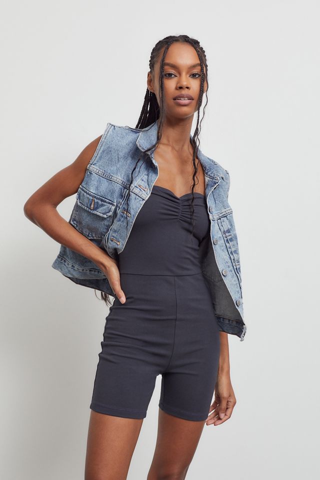 UO Flatbush Tube Top Romper | Urban Outfitters
