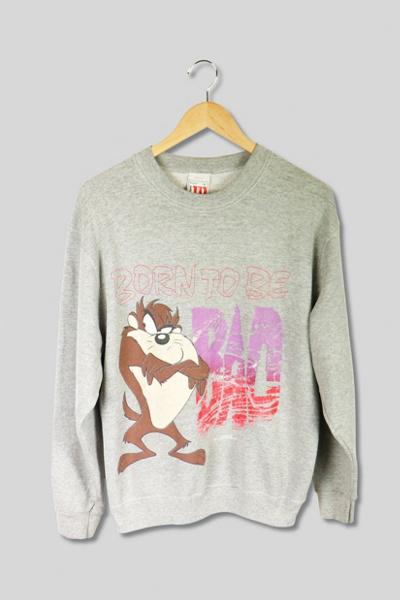 Vintage Looney Tunes Taz Crew Neck Sweatshirt | Urban Outfitters