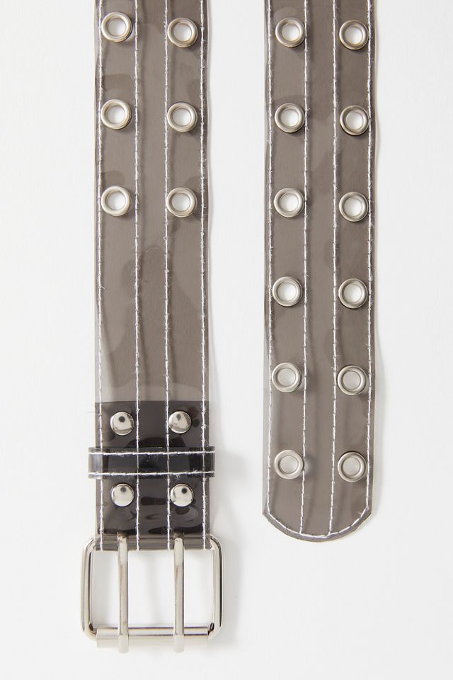 Double Stitch Clear Grommet Belt | Urban Outfitters