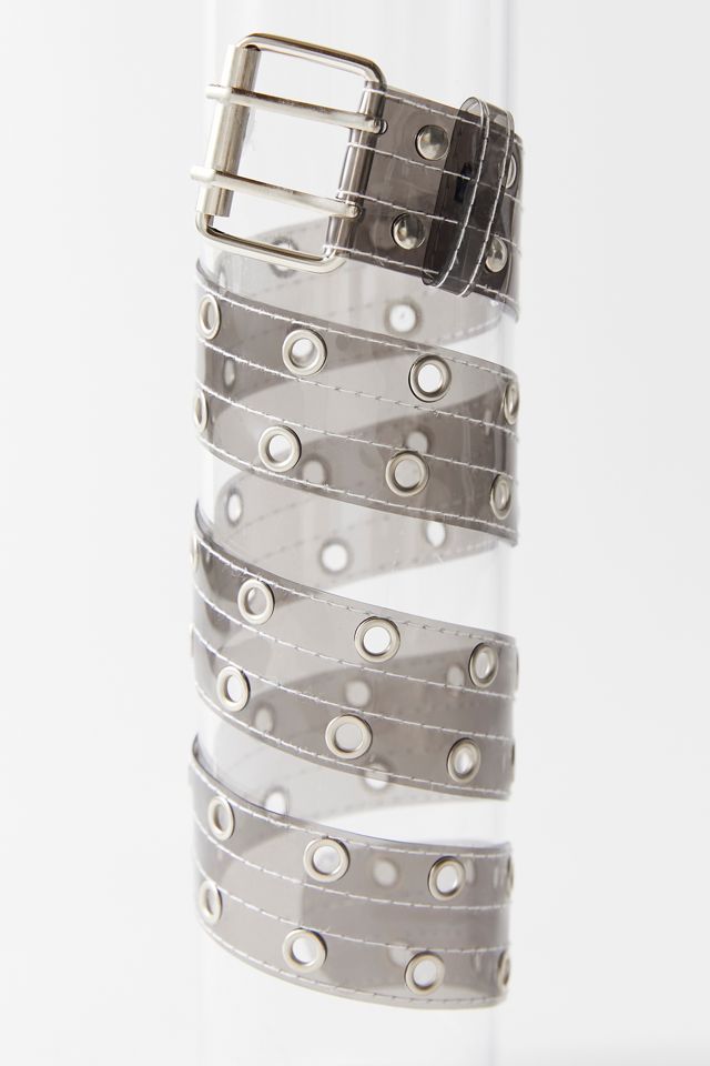 Double Stitch Clear Grommet Belt | Urban Outfitters