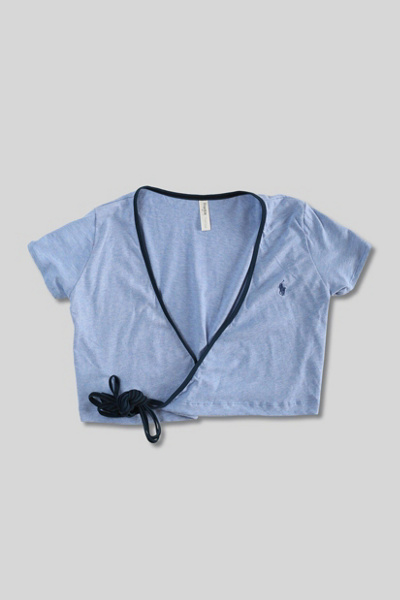 Frankie Collective Rework Polo Wrap Tee 008 | Urban Outfitters