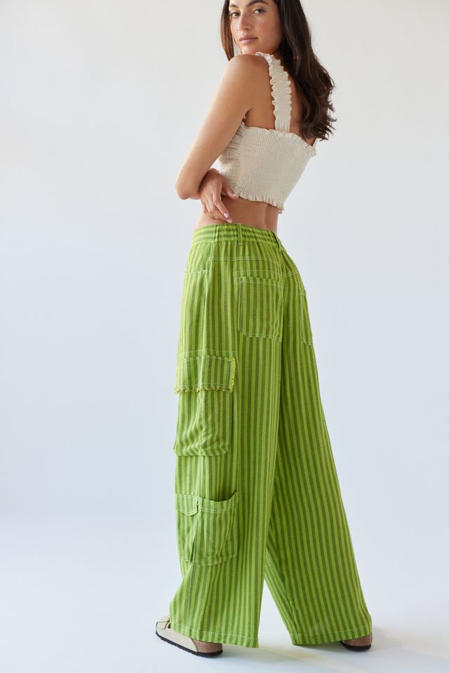 UO Linen Cargo Pant | Urban Outfitters