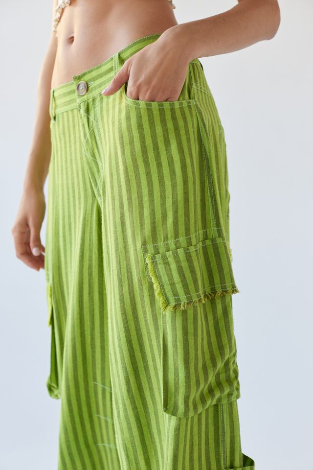 UO Linen Cargo Pant | Urban Outfitters