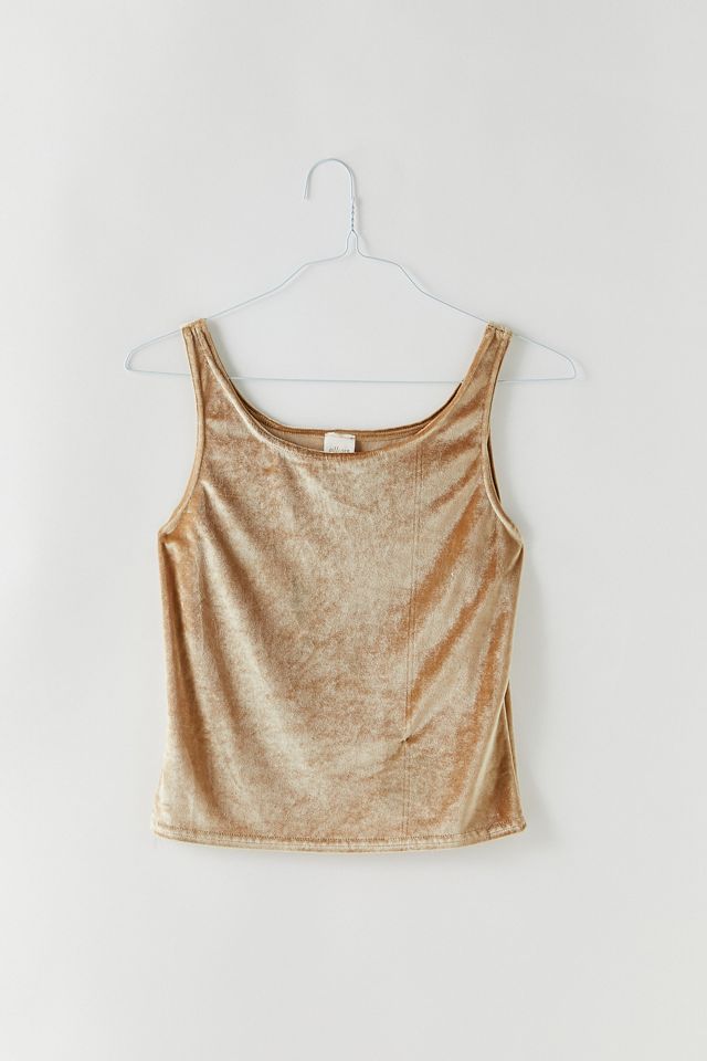 Vintage Velvet Tank Top | Urban Outfitters Canada