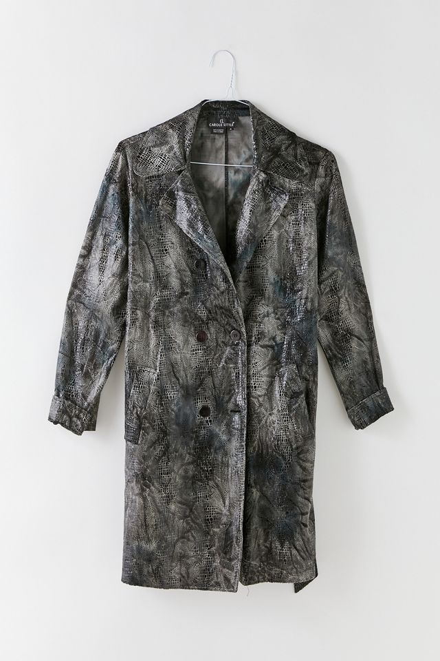 Vintage Snake Pattern Lightweight Trench Coat | Urban Outfitters Canada